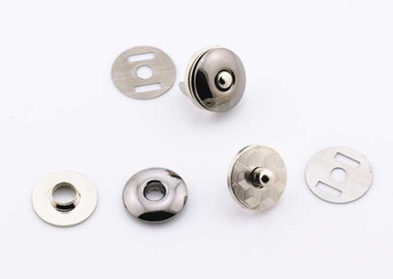 Round Magnetic Snaps Closures Button Clasps Handbag Purse Bag - Etsy