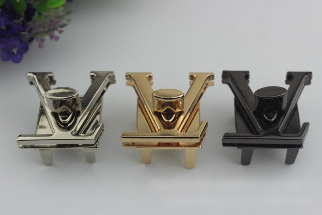 V-shaped Twist Turn Lock 40mm Purse Charm Organizer Luggage Hardware ...