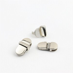 Thumb Lock 1 1/8" 28mm Purse Press Lock Tuck Tongue Clip Clasp Closure ...