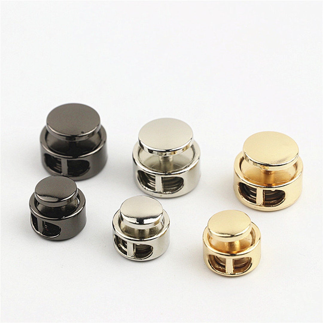 Round Cord Lock 5/8 3/4" 15 19mm Metal Rope Lock Stopper Adjuster ...