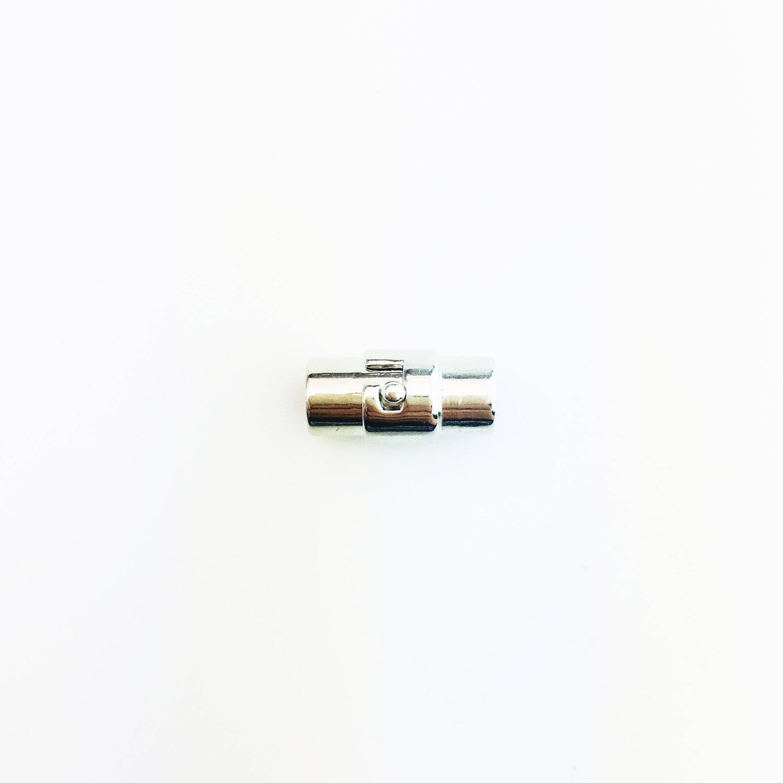 Magnetic Lock Clasp 3/4/5/6/8/10mm Silver Color Tone Brass for - Etsy