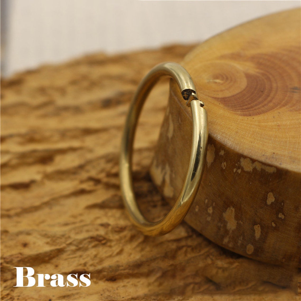 Solid Brass Jumplock 32-50mm Lock Clip Snap Jump Ring Key 1 - Etsy Canada