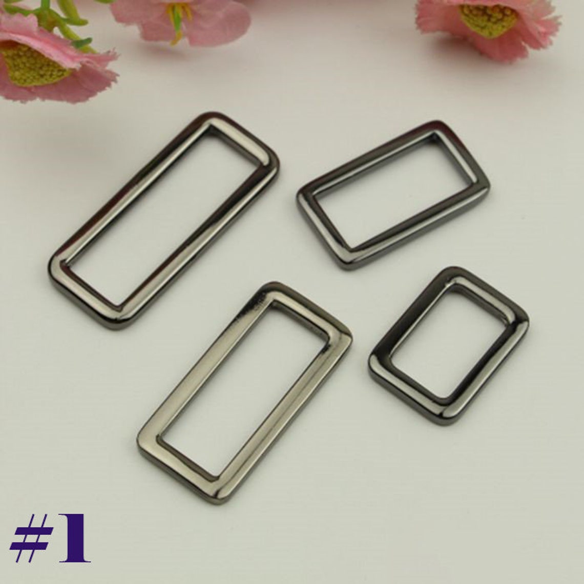 Metal Slide Buckle 20 25 38mm 3/4 1 Inch Strap Adjuster Gold Silver ...