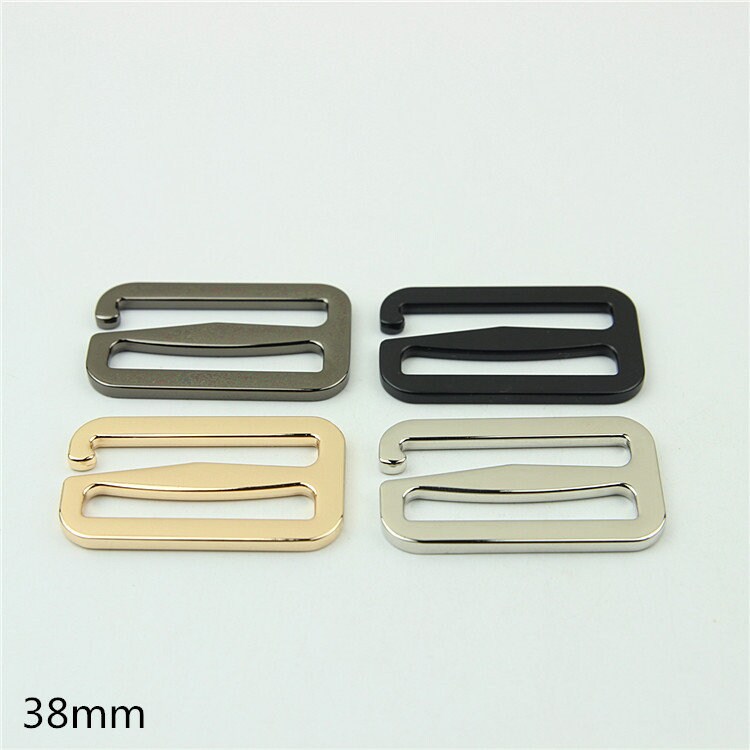 Metal D Ring Metal Slide Adjuster Buckle Tri-Glides With Movable Center ...