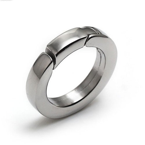 Stainless Round Push Gate Snap Open Hook Spring Ring Hinge Key - Etsy