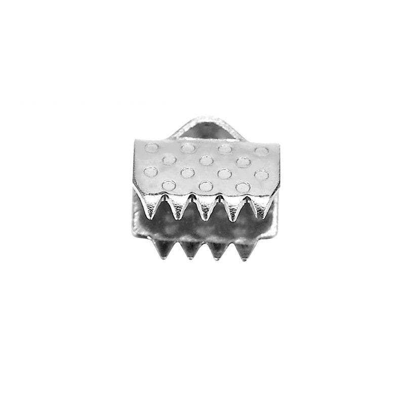 Stainless Steel Ribbon Clip Clamp Cord Crimp 6.5 8.5 10 13 15 20 25 Mm ...