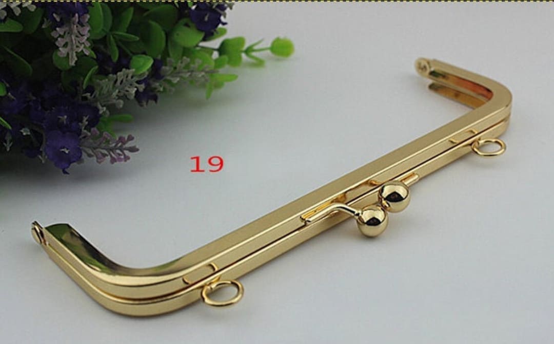 Metal Purse Frame Ball Kiss Clasps 155 190mm for Leather Bag Top Handle ...