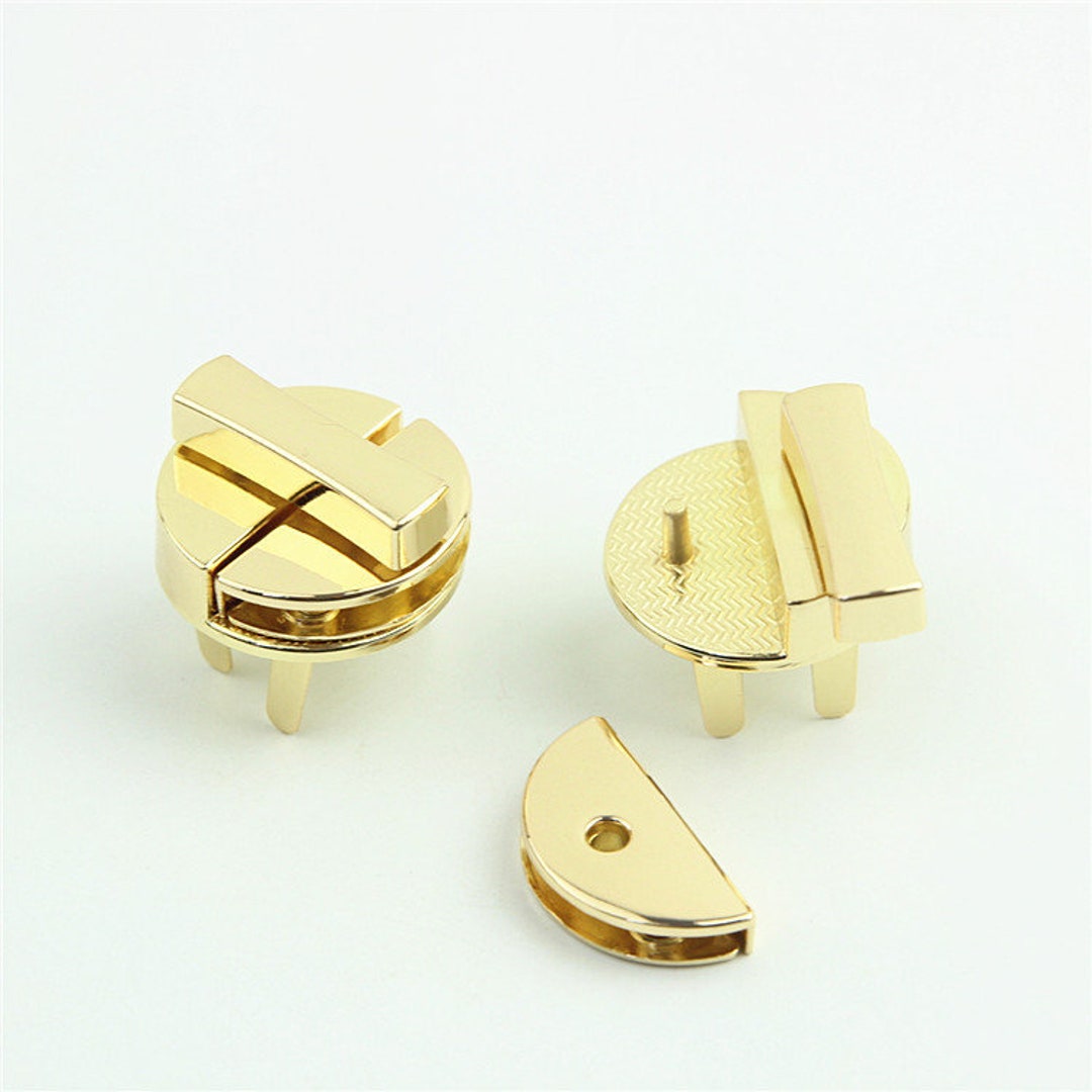 Turn Lock 1 1/8" 30mm Metal Purse Twist Lock Closure Heavy Duty Handbag ...