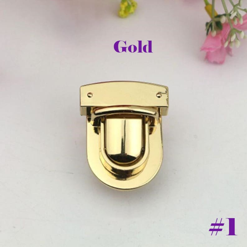 Thumb Catch Tuck Purse Lock 29 33 42mm Metal Silver Gold Black - Etsy UK