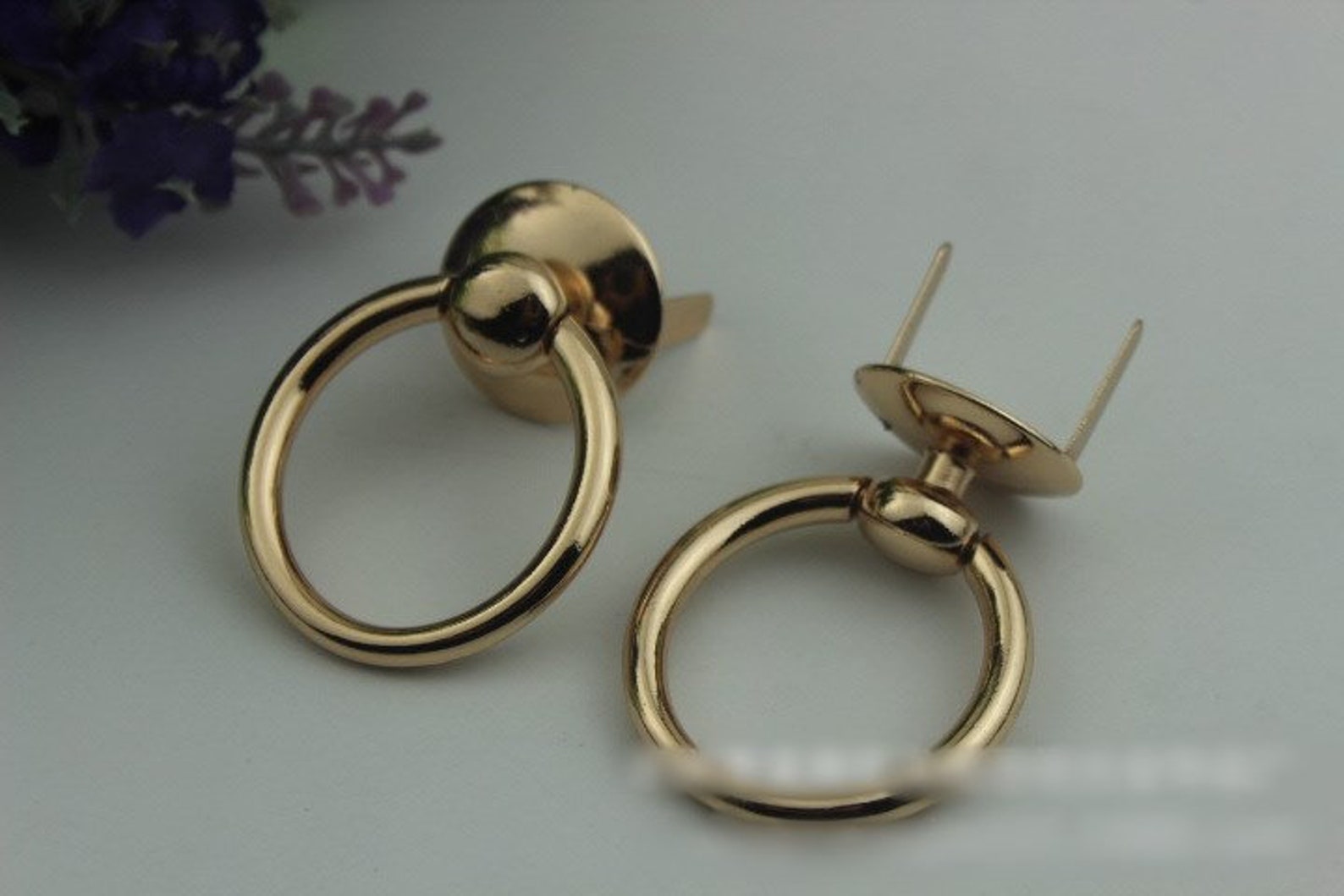 Circle Strap Handles Connector 45mm Lock Buckle Silver Gold - Etsy