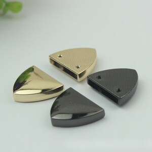 Metal Strap Belt End Caps 24mm 1" Webbing Lace Leather Ribbon Zipper ...