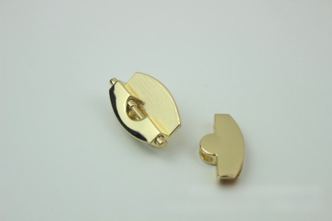 Thumb Lock 1 1/2" 38mm Purse Press Lock Tuck Tongue Clip Clasp Closure ...
