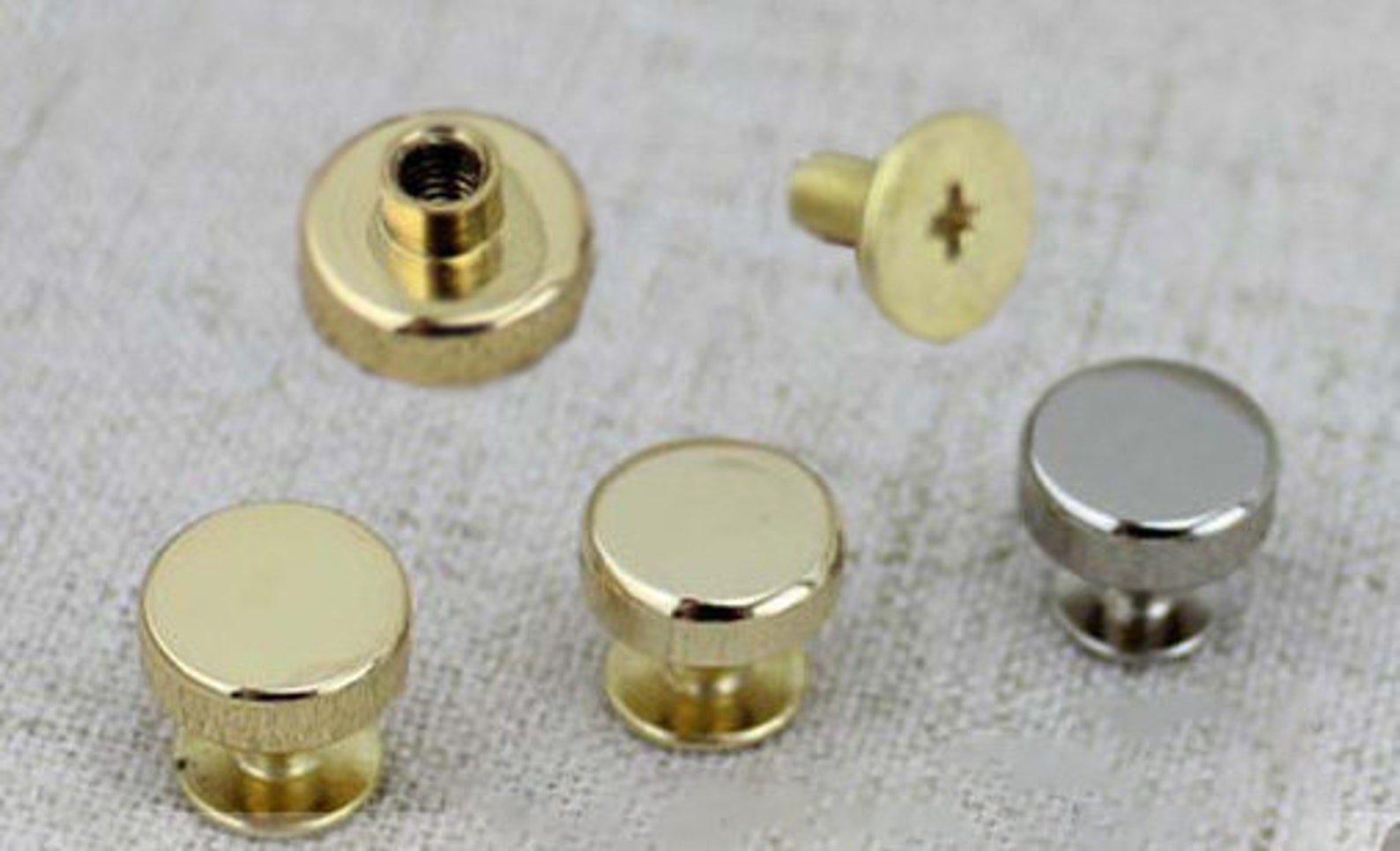 Metal Purse Feet Screw Back 9 5 mm Rivet Stud Nail Flat 1/3 | Etsy