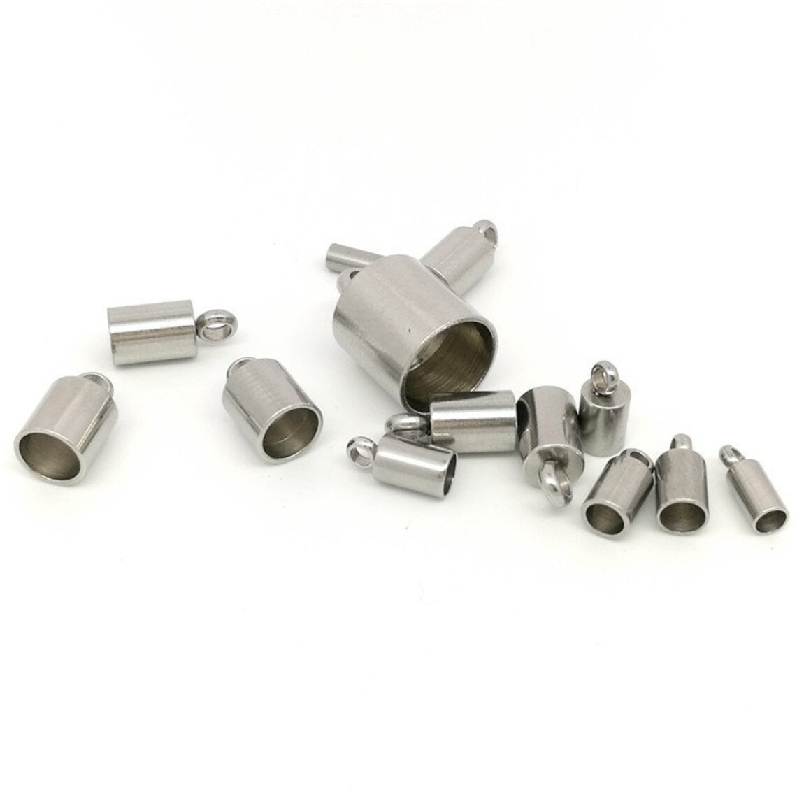 Barrel Tube Tassel End Cap 1 2 3 4 5 6 8 Mm Stainless Steel Terminator ...