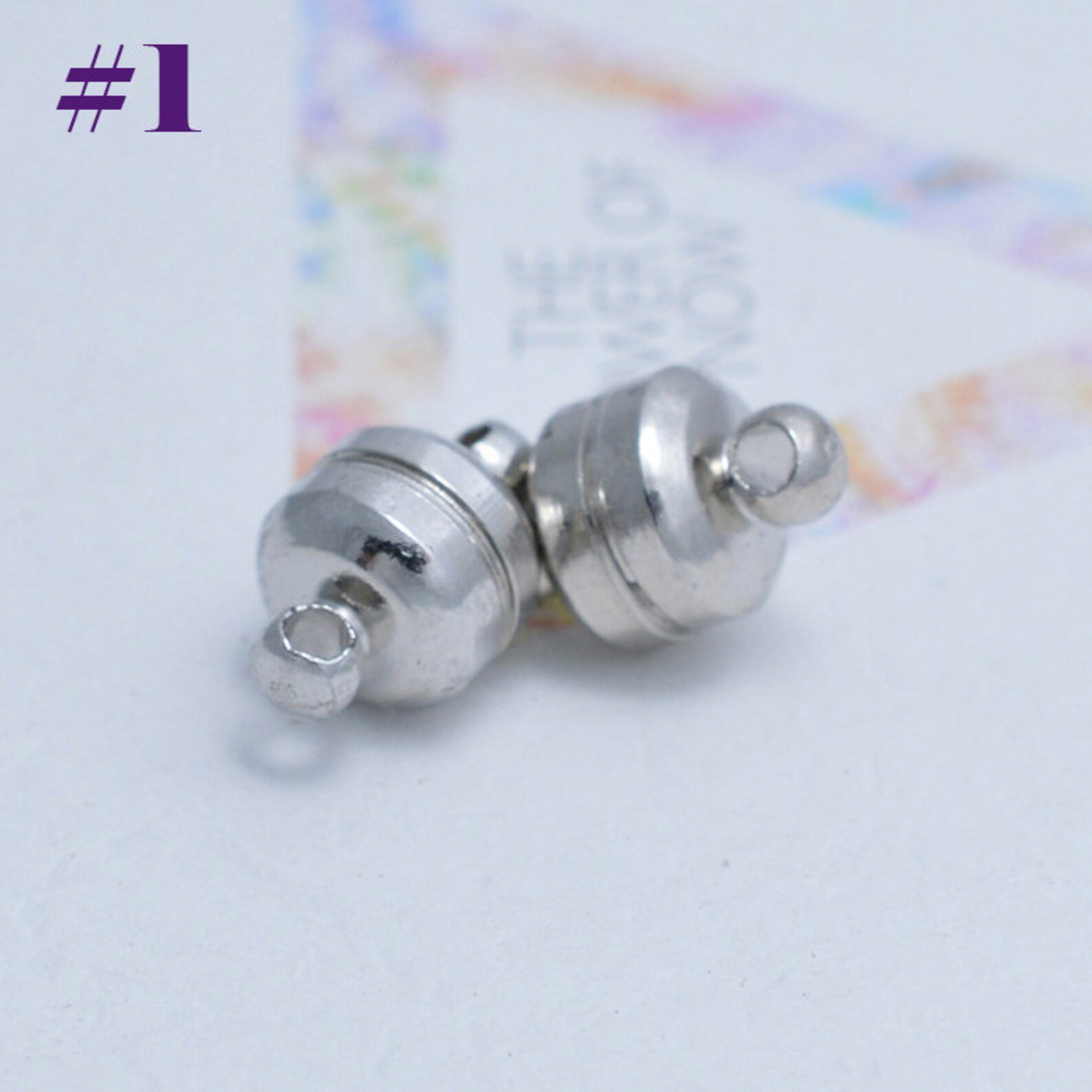 Different Shapes Magnetic Clasp Double Tube Ball Barrel Oval - Etsy