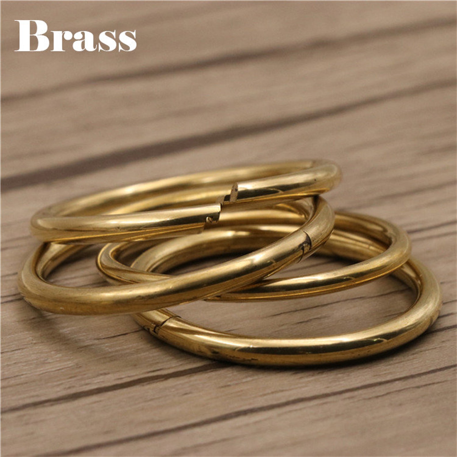 Solid Brass Jumplock 32-50mm Lock Clip Snap Jump Ring Key 1 - Etsy Canada