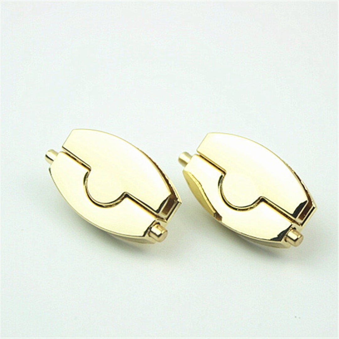 Thumb Lock 1 1/2" 38mm Purse Press Lock Tuck Tongue Clip Clasp Closure ...