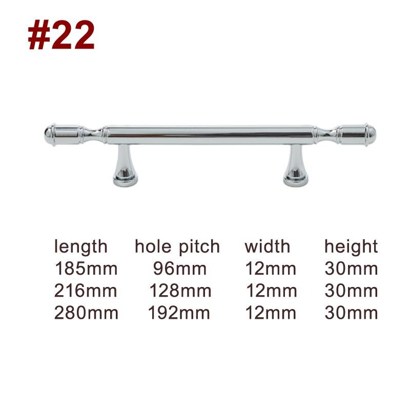 Classic Chrome Cabinet Handles Art Deco Victorian Silver Drawer Cups ...