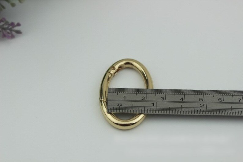 Oval Spring Push Gate Ring Swivel Snap Hook 30 40 55 Mm Metal Handle ...