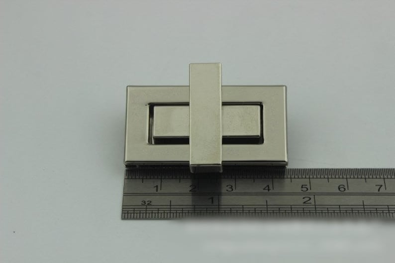 Rectangle Twist Turn Lock 32 44 50mm Charm Organizer Luggage | Etsy