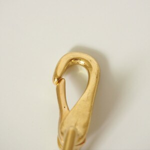 Solid Brass Fixed Loop Halter Snap Fix Buckle Horse Saddle Hook ...