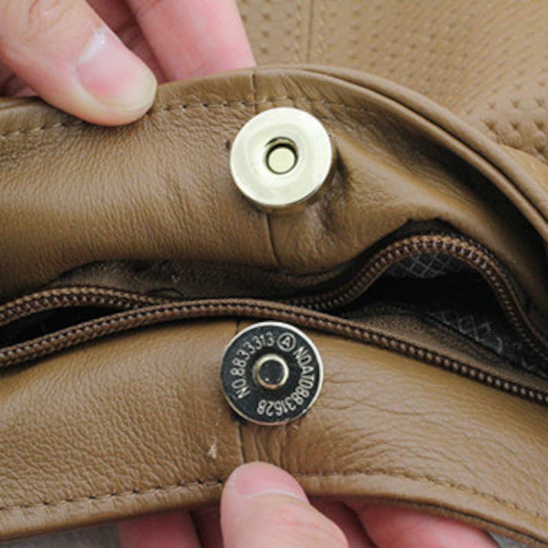 Metal Magnetic Snap With Prongs Closure Fastener Button Clasps Handbag ...