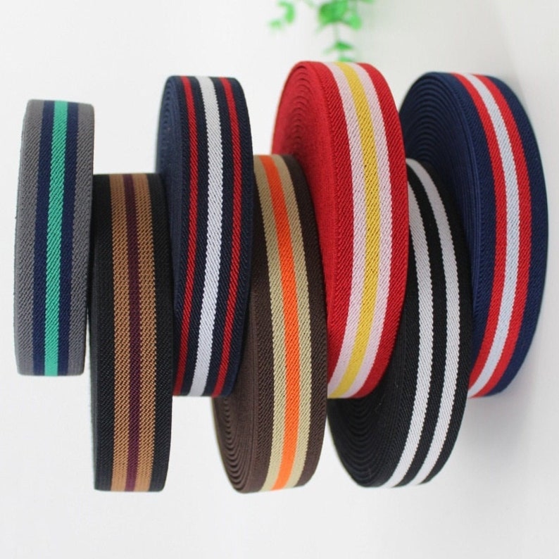 Colored Elastic Band Wide Waistband Webbing Strap Clothing - Etsy