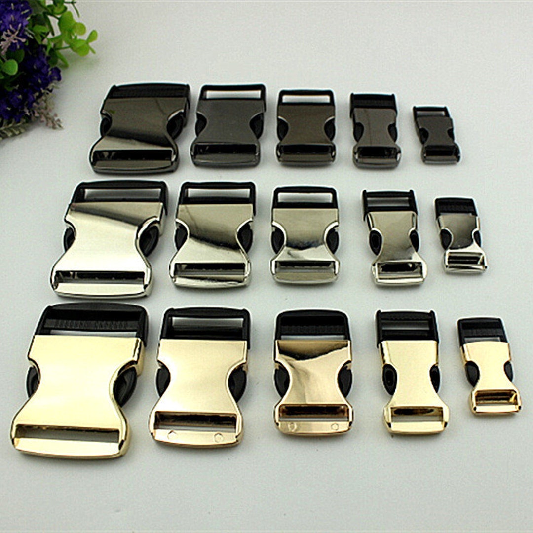 Belt Buckle Quick Release Side Metal 20 25 32 38 50 Mm 1 2" Purse Slide ...