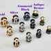Brass Screw Stud Button 6 8 10 Mm Round Head Brown Browne Gold Bronze ...