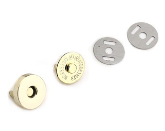 Thin Magnetic Snap Closure Fastener Button Clasps Handbag - Etsy