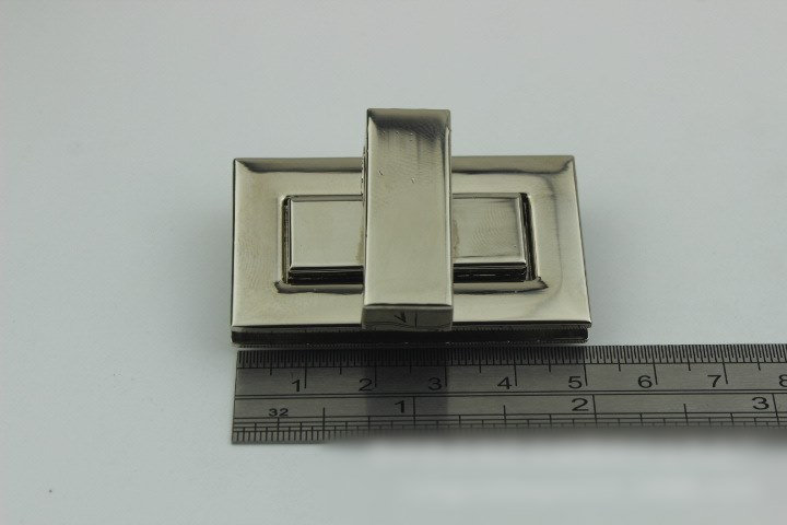 Rectangle Twist Turn Lock 32 44 50mm Charm Organizer Luggage Hardware ...