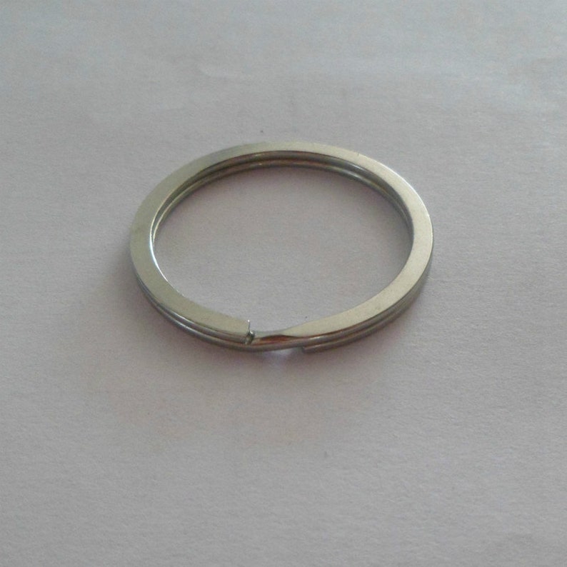 Stainless Steel Ring Key Chain Connector Split Ring Key Fob - Etsy