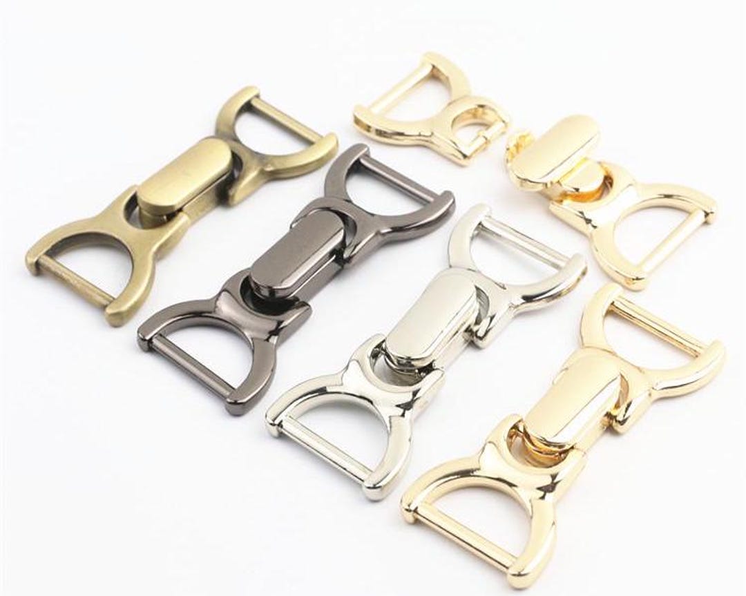 Double Buckle Turn Lock 59mm Metal Purse Twist Lock Closure Heavy Duty ...