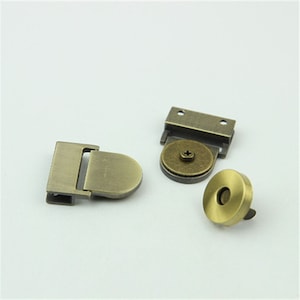 Magnetic Bag Lock Button 31mm 1 1/4" Purse Charm Organizer Luggage ...