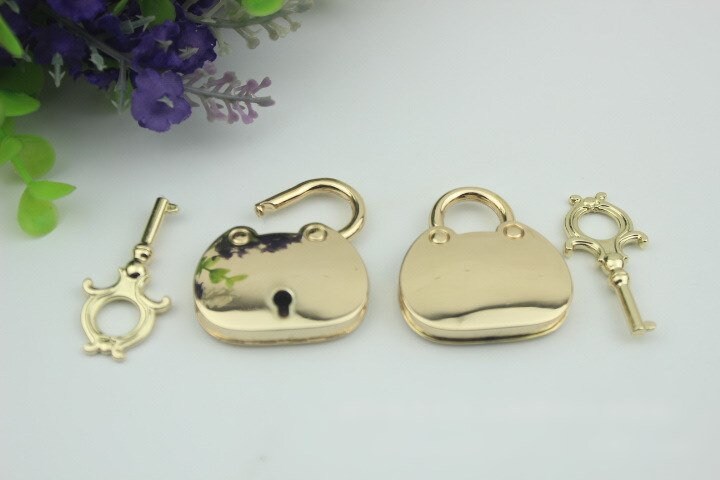 Purse Padlock 35 X 38 Mm Charm Organizer Luggage Hardware - Etsy