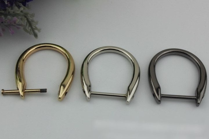 D-ring Screw in Shackle Horseshoe Buckle Purse Strap Connector - Etsy