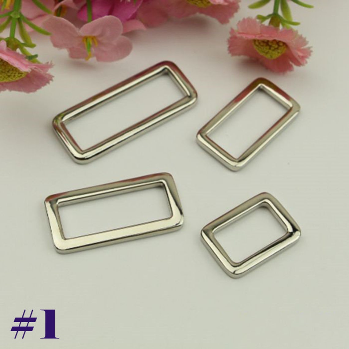 Metal Slide Buckle 20 25 38mm 3/4 1 Inch Strap Adjuster Gold Silver ...