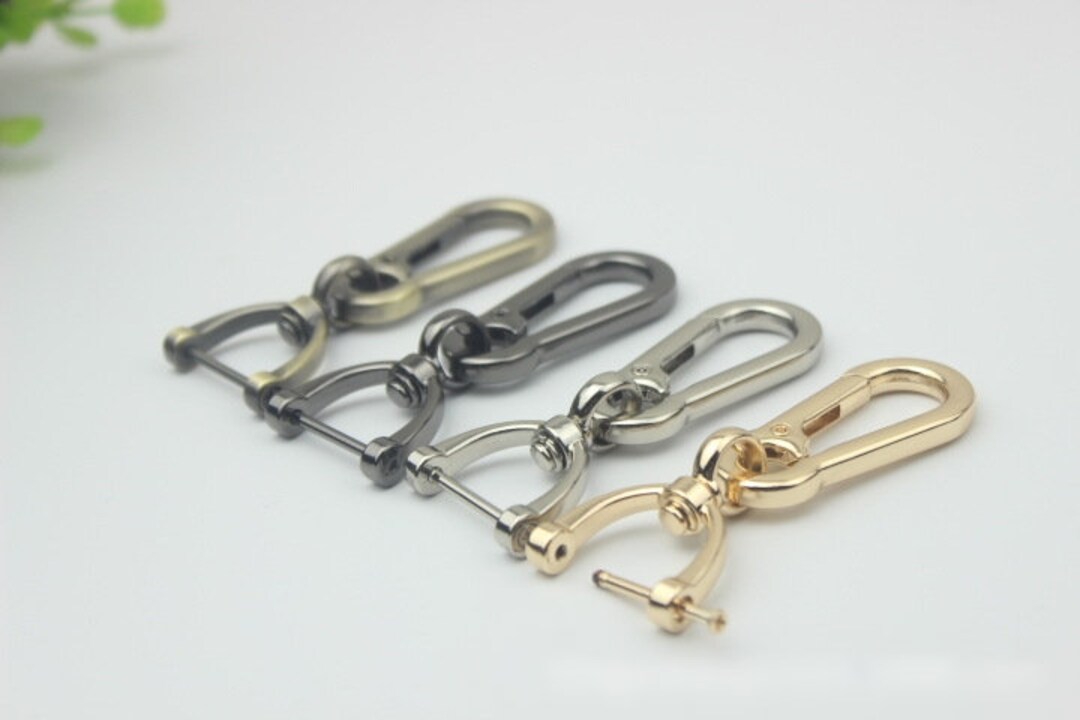 Swivel Lever Snap Hook 3/4" 20mm Metal Spring Push Gate Purse Clip ...