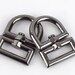 Swivel Lever Snap Hook 7/8" 21mm Metal Spring Push Gate Purse Clip ...
