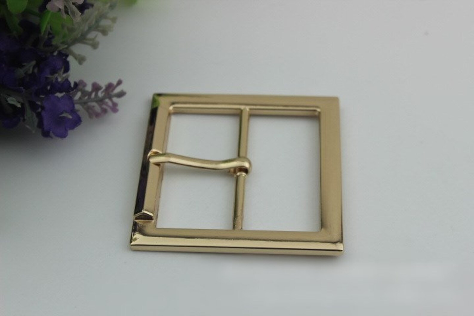Big Square Center Bar Metal Buckle 50mm 2 for Belt - Etsy