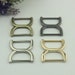 Rectangle Purse Strap Slider Metal Double Loop Slide Buckle Adjuster ...