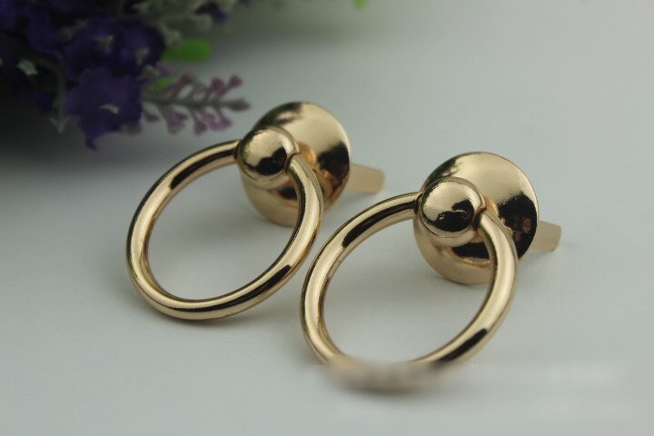 Circle Strap Handles Connector 45mm Lock Buckle Silver Gold - Etsy