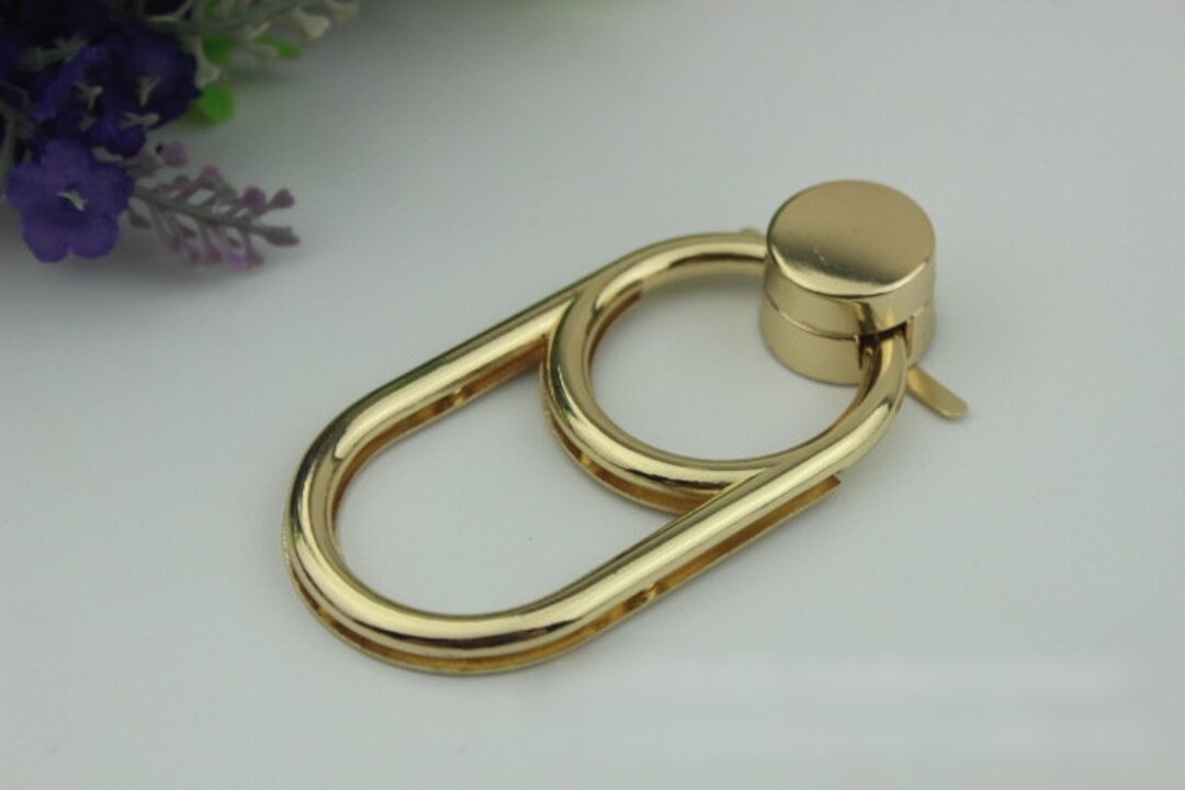 Turn Lock 3 1/8" 80mm Metal Purse Twist Lock Closure Heavy Duty Handbag ...