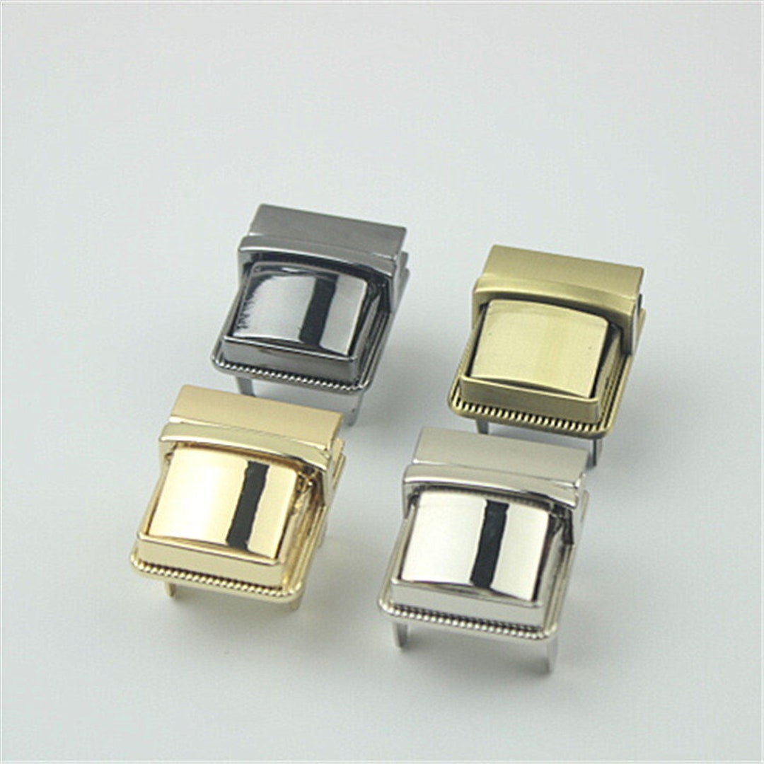 Thumb Lock 7/8" 23mm Purse Press Lock Tuck Tongue Clip Clasp Closure ...