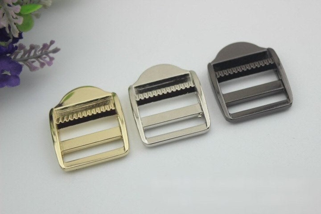 Ladder Lock Buckle 25mm 1" Metal Tension Lock on Strap Slider Strap ...