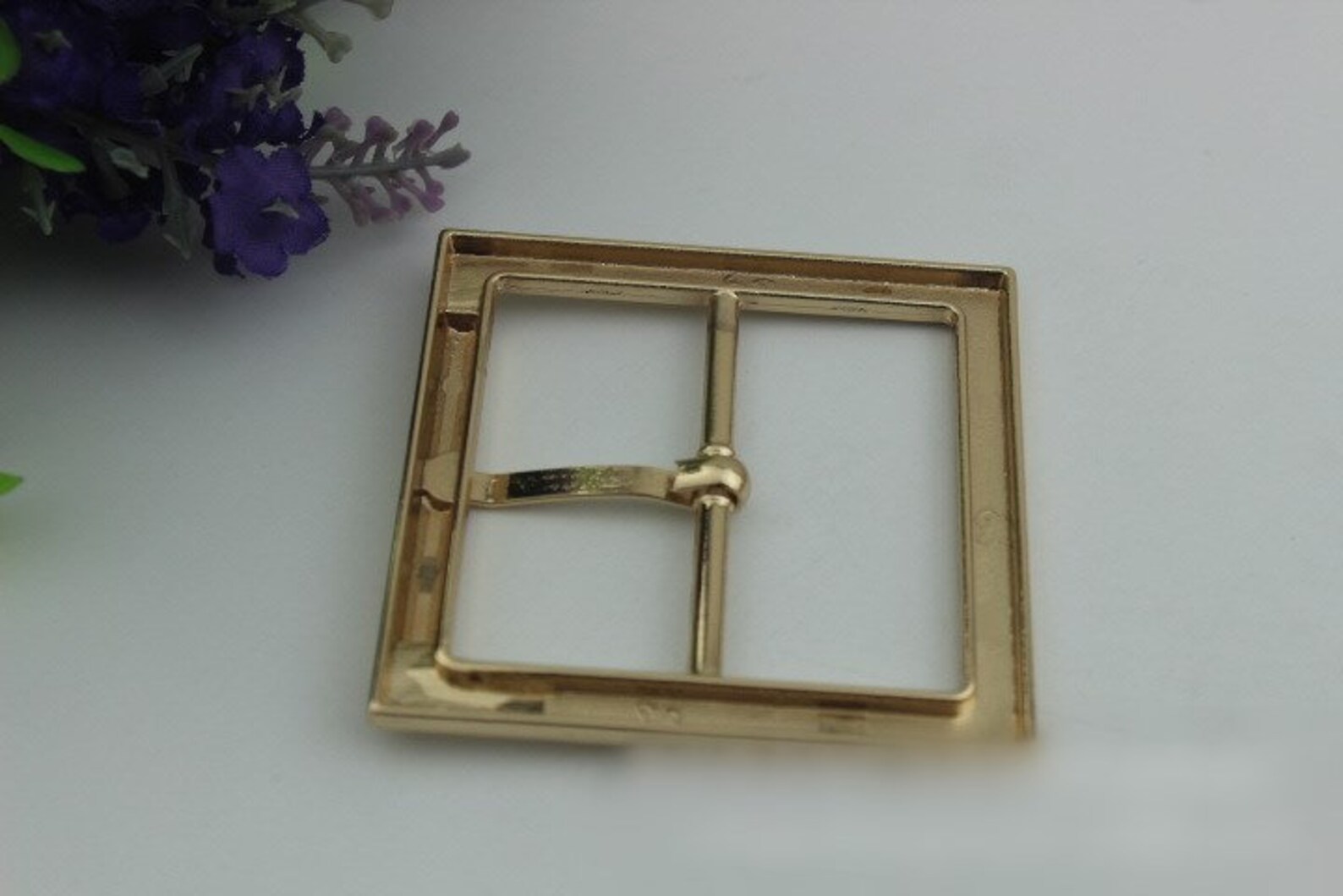 Big Square Center Bar Metal Buckle 50mm 2 for Belt - Etsy