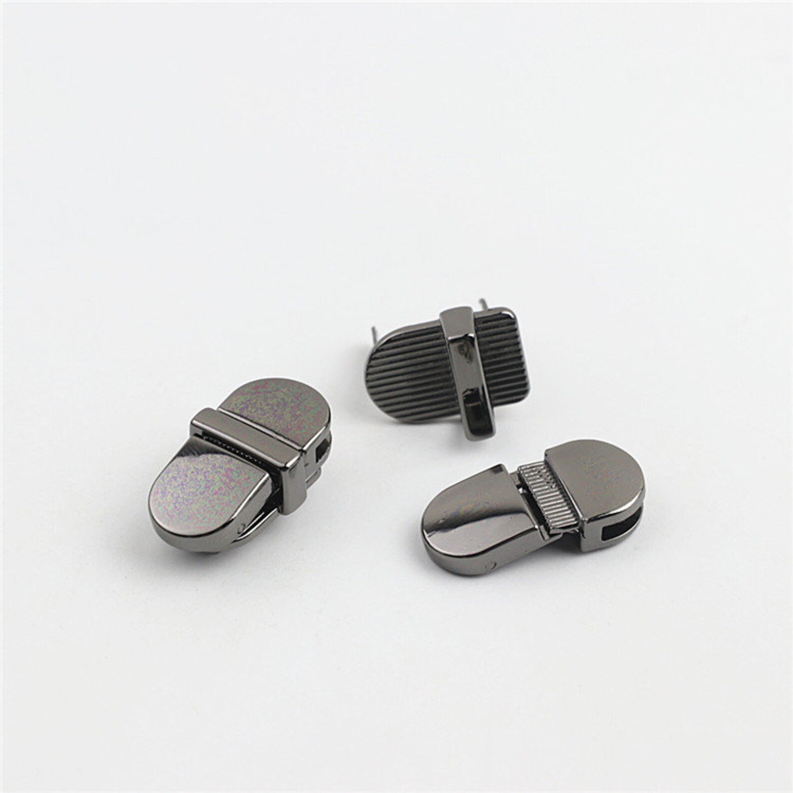 Thumb Lock 1 1/8" 28mm Purse Press Lock Tuck Tongue Clip Clasp Closure ...