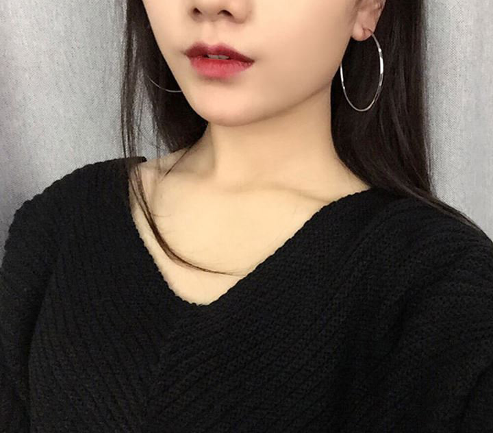 Metal Round Hoop 25/35/45/50mm Beading Loop Dangle Earring | Etsy