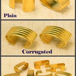 Fold Over Crimp Clip Clamp Elastic Cord Lock Stopper Drawstring Slider ...