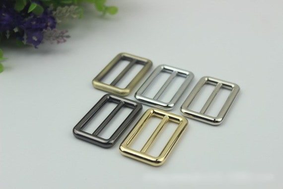 Rectangle Purse Strap Slider Metal Connector Double Loop - Etsy